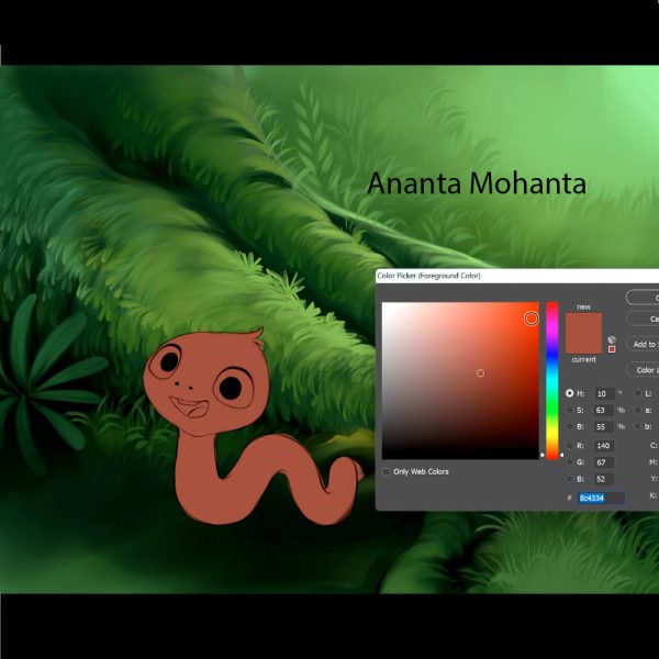 Painting Adorable Characters: A Tutorial on Creating a Charming Worm ...